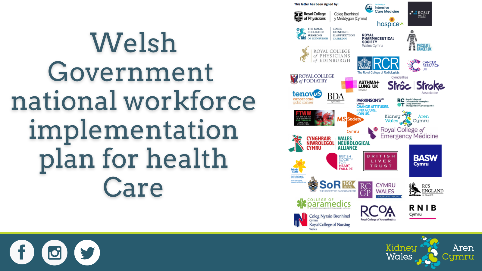 Welsh government national workforce implementation plan for health and ...